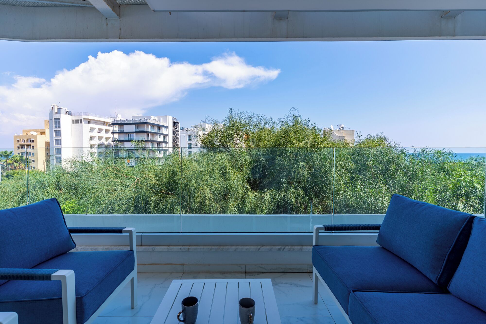 Apartamento, 1 cama de casal e sofá-cama, cozinha, Vista para a cidade | Vista do quarto