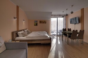 Estúdio | Ferros/tábuas de passar roupa, Wi-Fi de cortesia, roupa de cama