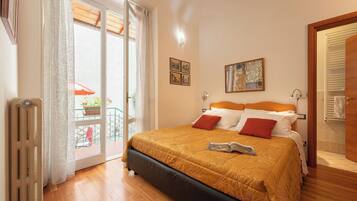 Apartamento (1 Bedroom) | 1 quarto, ferro/tábua de engomar, roupa de cama fornecida