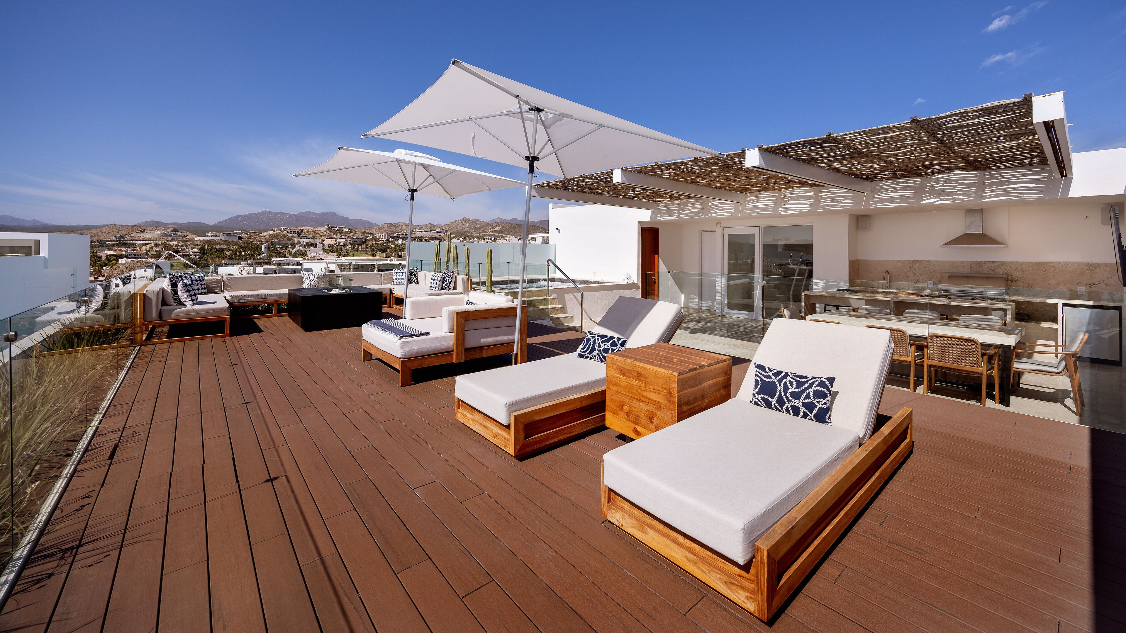 Penthouse, 2 quartos (+ den) | Terraço/pátio interior