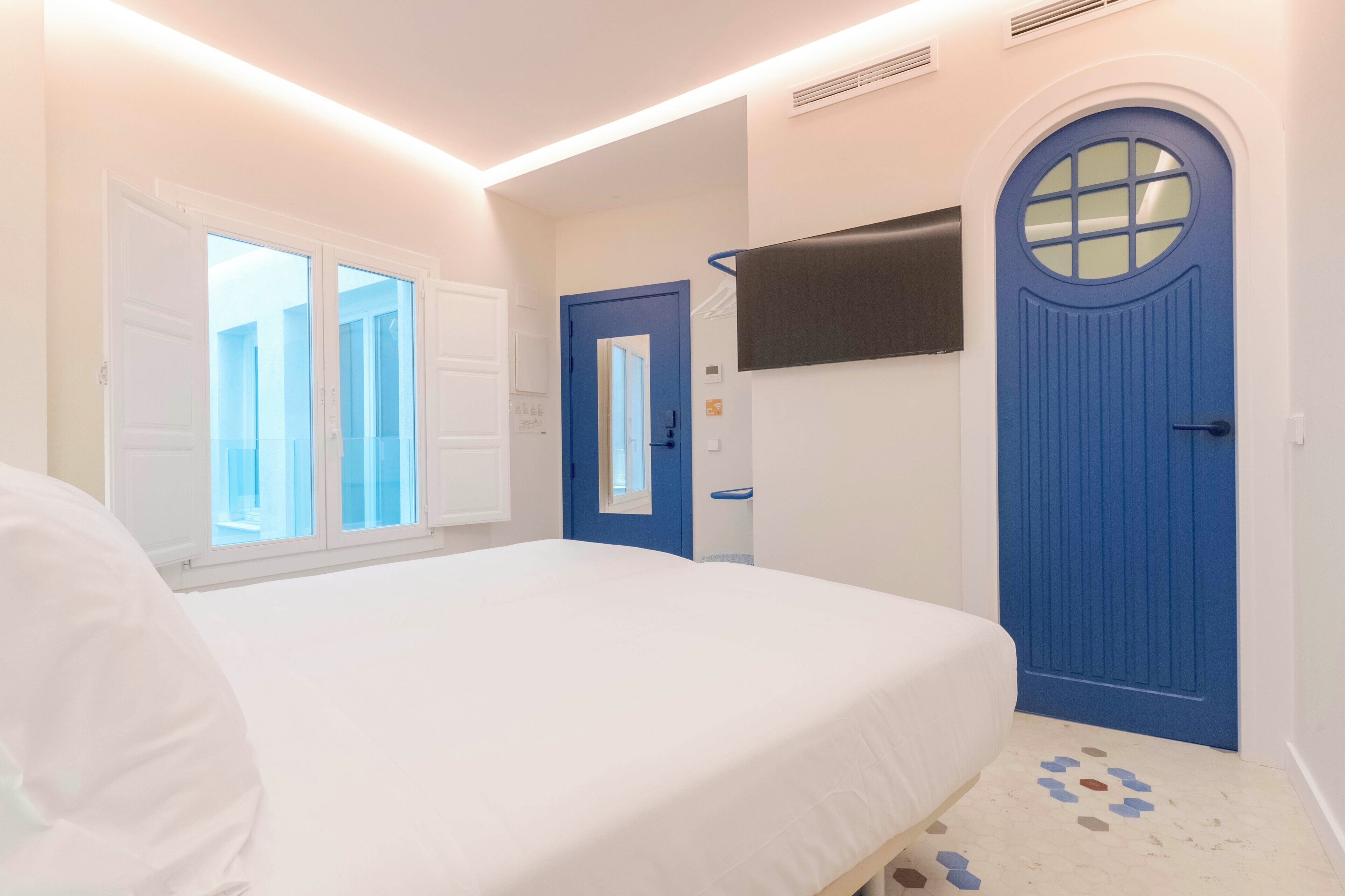 Quarto Duplo Standard | Cofre no quarto, cortinas/cortinados opacos, quartos insonorizados 