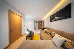 Apartamento Comfort, Vista para a cidade | Sala de estar