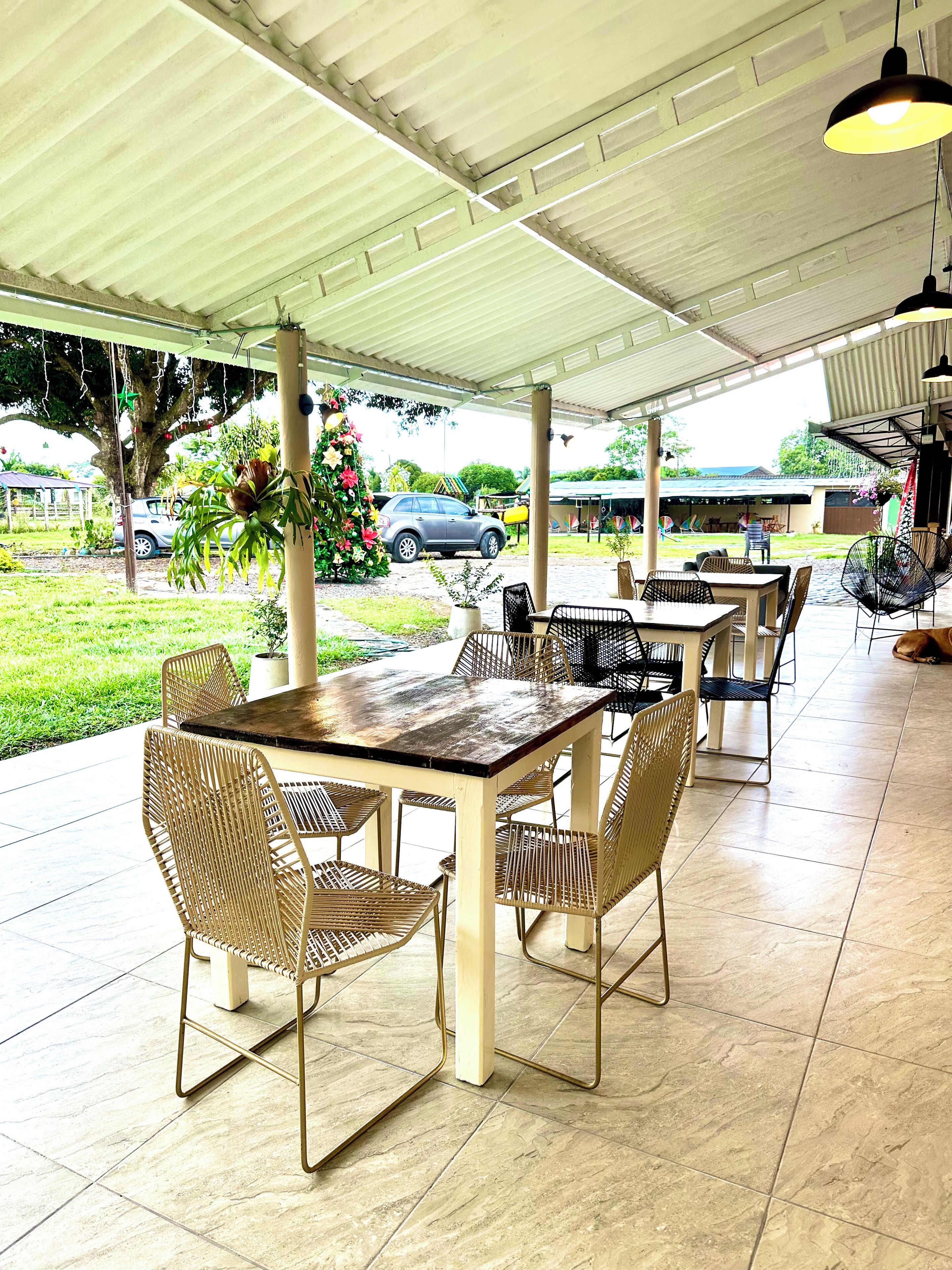 Opções para refeição ao ar livre