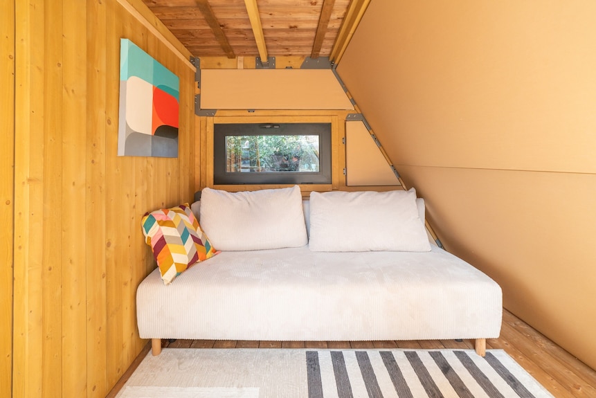 Tipi Lodge Glamp 'Marguerite' Mit Nordischem Bad, Privater Terrasse Und Klimaanlage - Costa Brava
