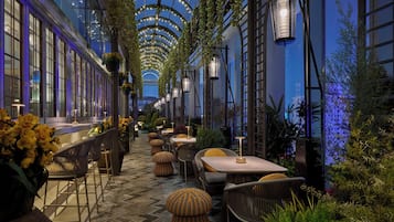 Terraço no piso superior