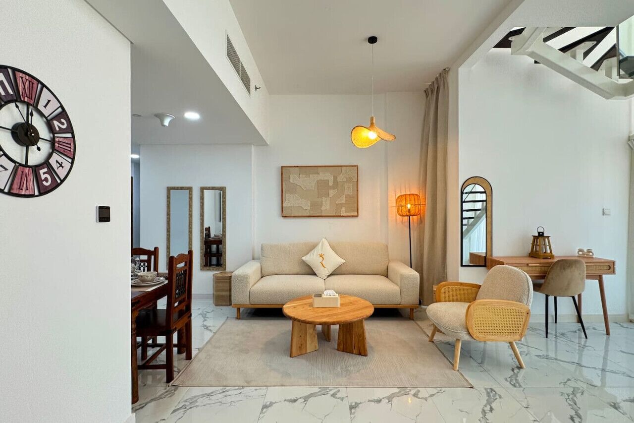 Apartamento, 2 quartos (606) | Sala de estar