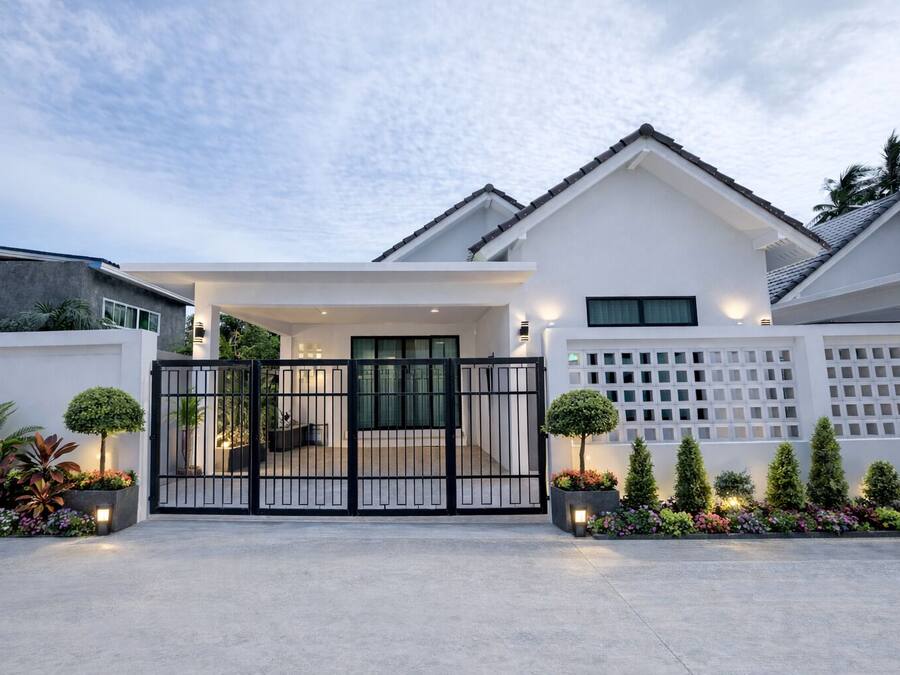 Vila luxo, vista para o resort | Fachada