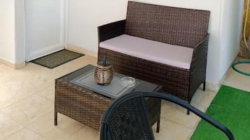 Apartamento júnior, sacada | Terraço/pátio