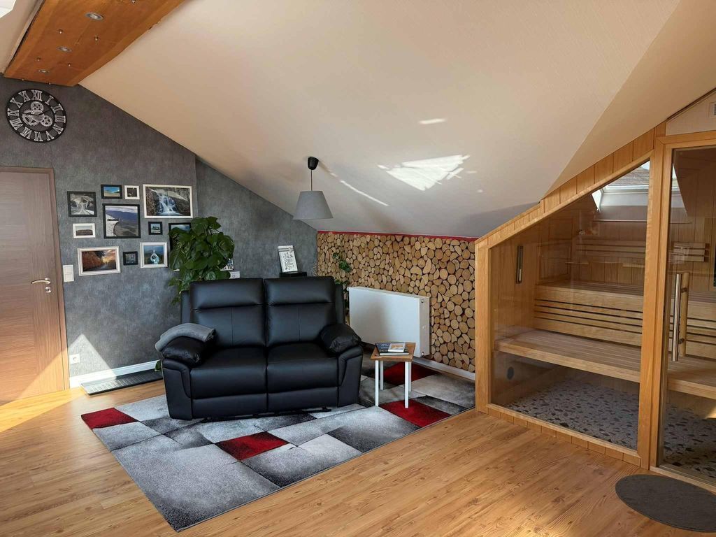 Wellnessloft Mit Sauna Und Garten - Appartement/fewo, Bad, Wc - Nidda