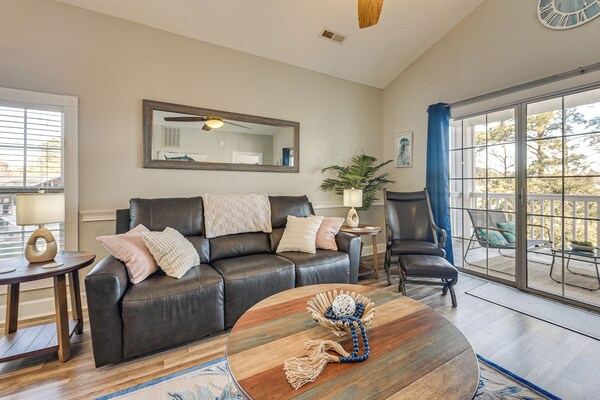 Golf, Gamble & Fish! Condo W/ Pool In Little River - Cherry Grove Beach, North Myrtle Beach