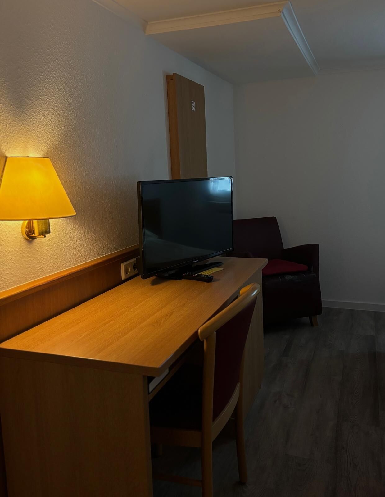 Quarto casal ou duplo standard, vista para o pátio | Parte interna