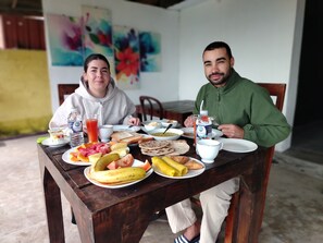 Refeições ao ar livre