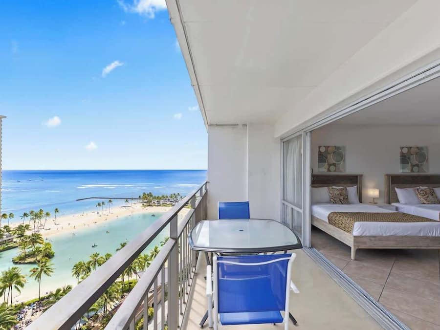 Apartamento, vista para a lagoa (1 Bedroom) | Vista para a praia ou o mar