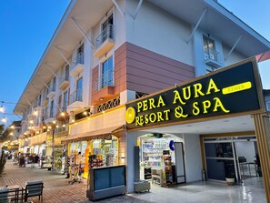 Entrada do alojamento