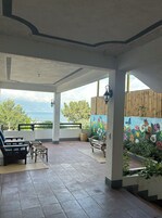 Quarto casal luxo, vista para o lago | Terraço/pátio