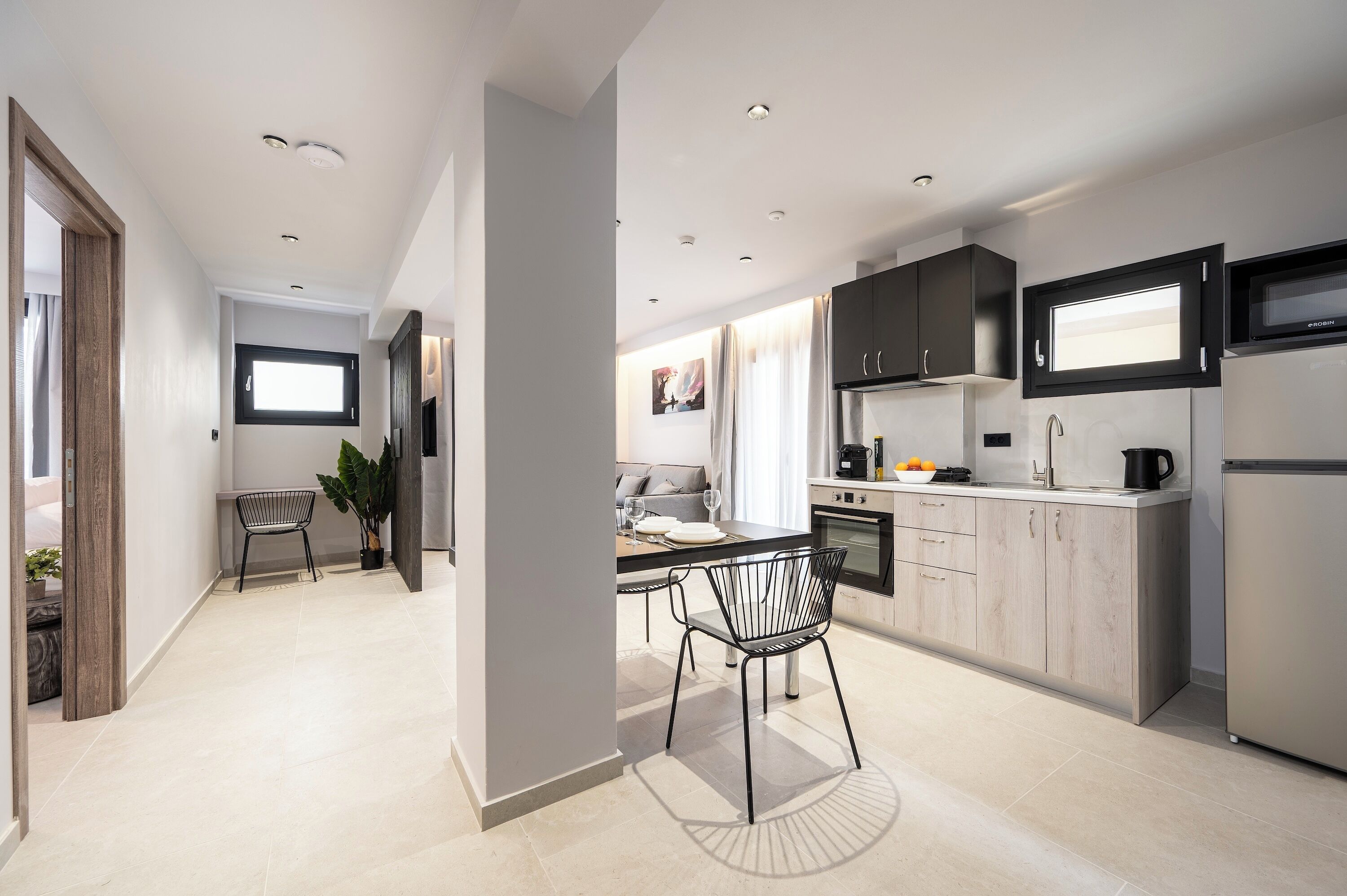 Apartamento superior | Área de estar | Smart TV