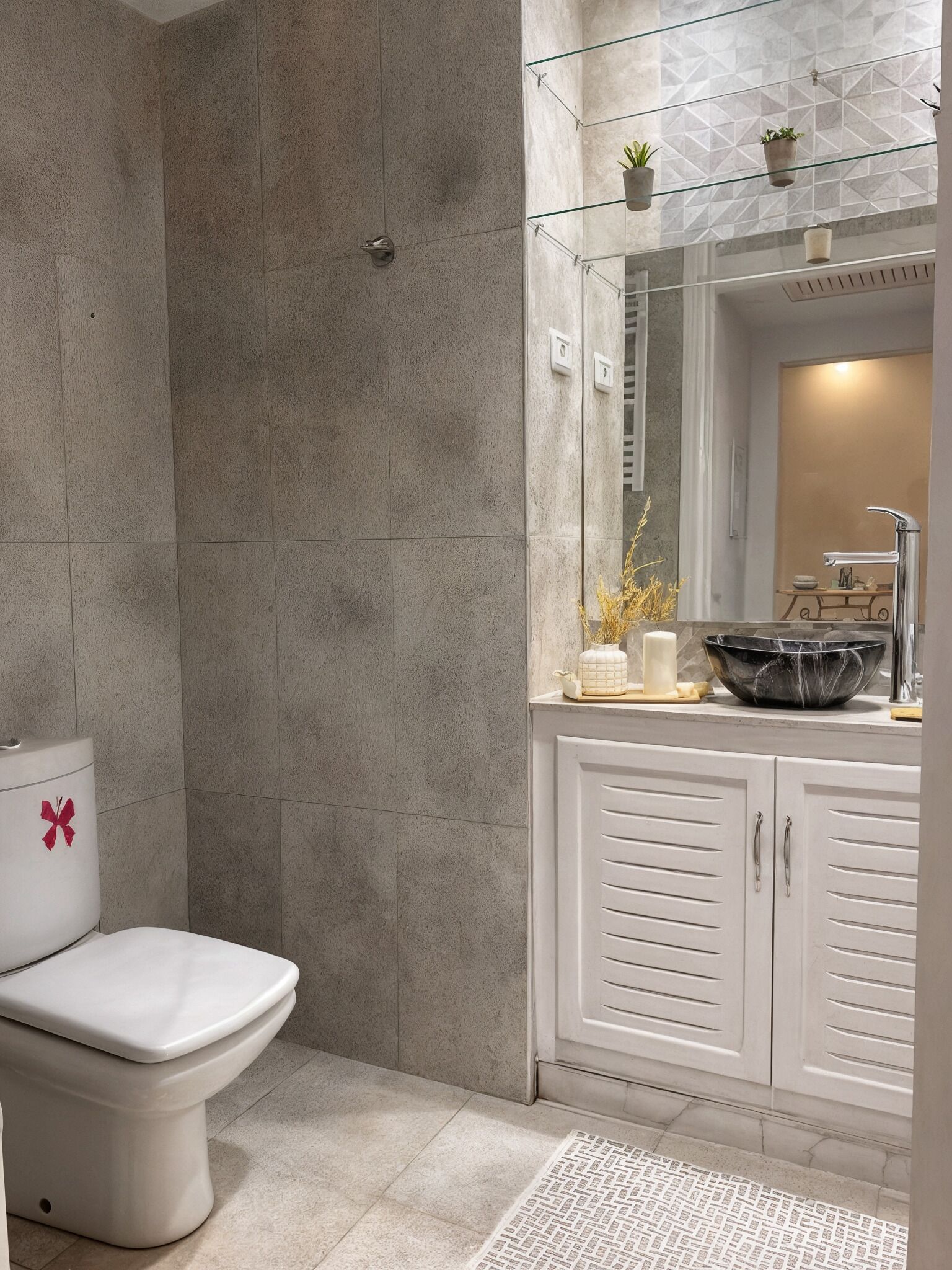 Apartamento, 1 quarto, fumadores | Casa de banho