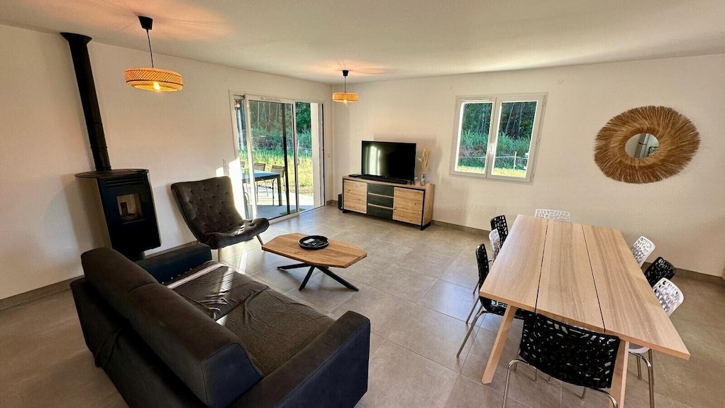 "Villa Des Bourdaines" Met Privé Zwembad Conciergerieland - Castets