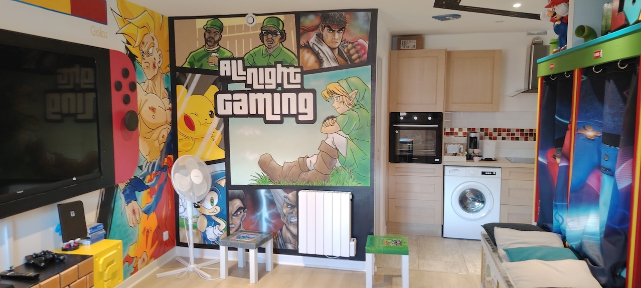 Maison Game.\n Avec Grand éCran, à 10 Minutes De Roissy-cdg.\nidéal Pour Tous. - Plailly