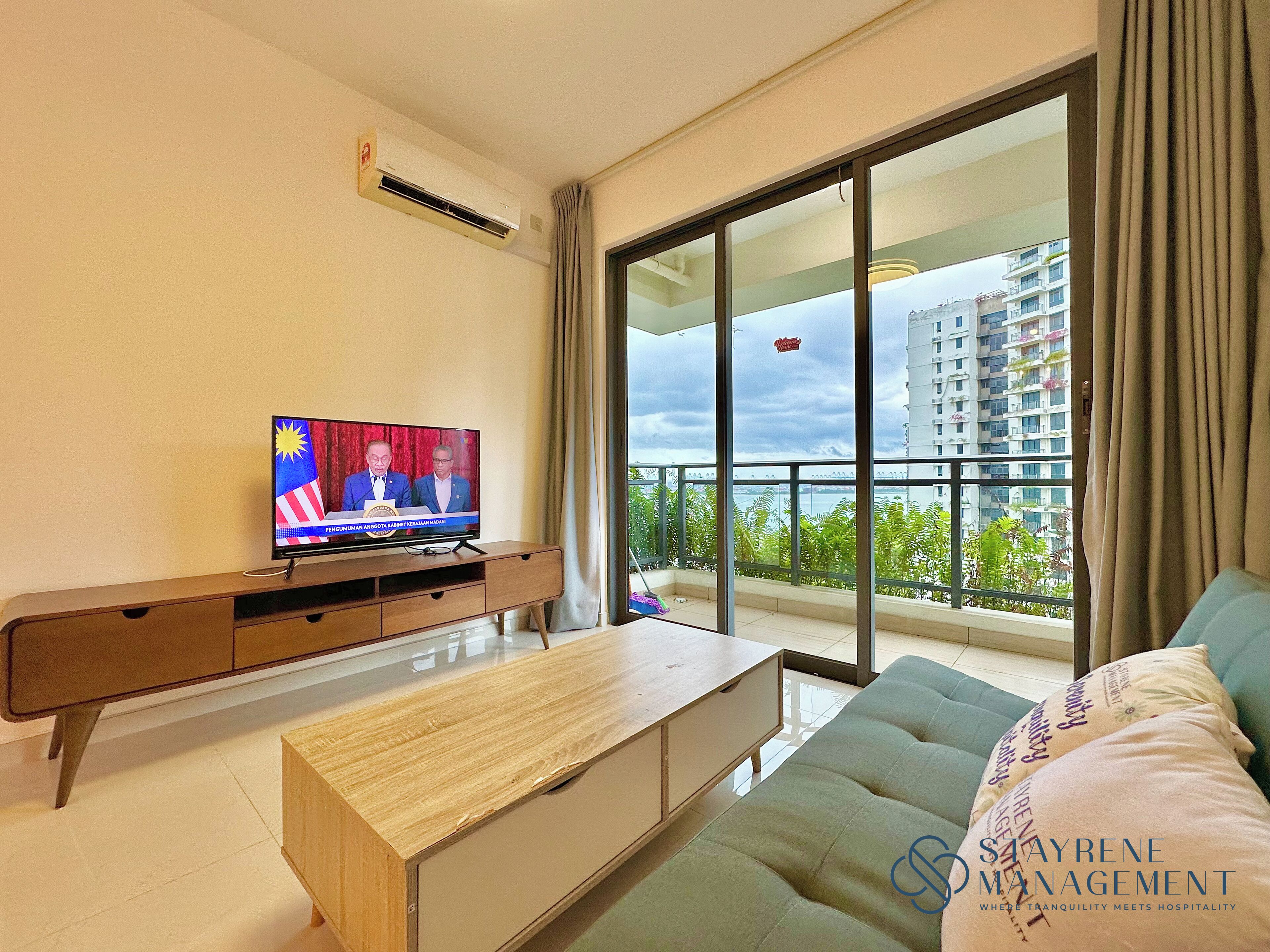 Apartamento Executivo, 3 quartos, varanda, Vista para a cidade | Sala de estar