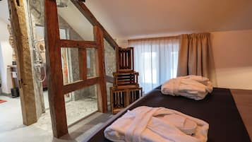 Quarto casal superior, vista para o jardim | Roupas de cama de algodão egípcio, roupas de cama premium