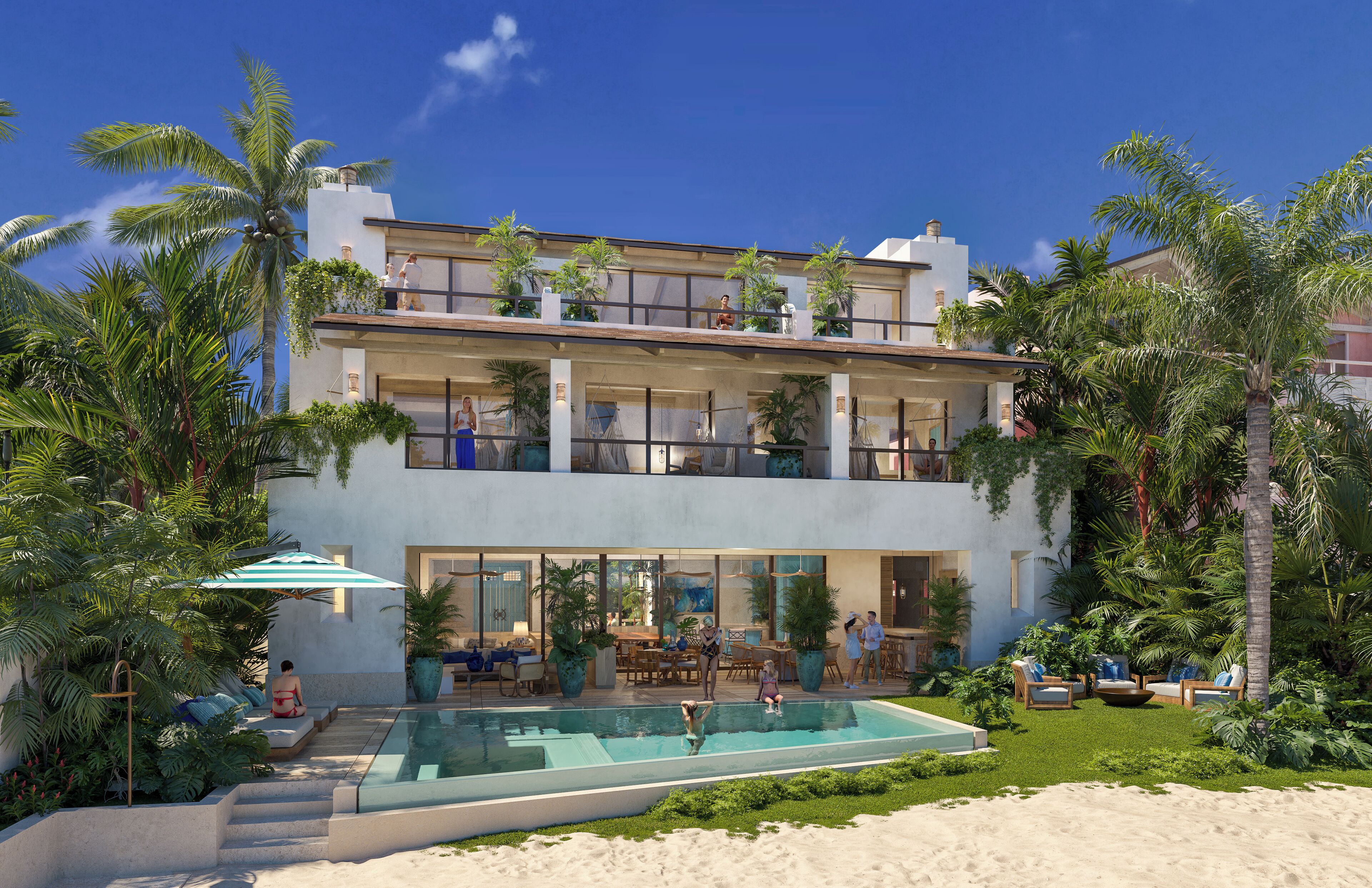 Villa, vista para a praia | Piscina | Piscina exterior 