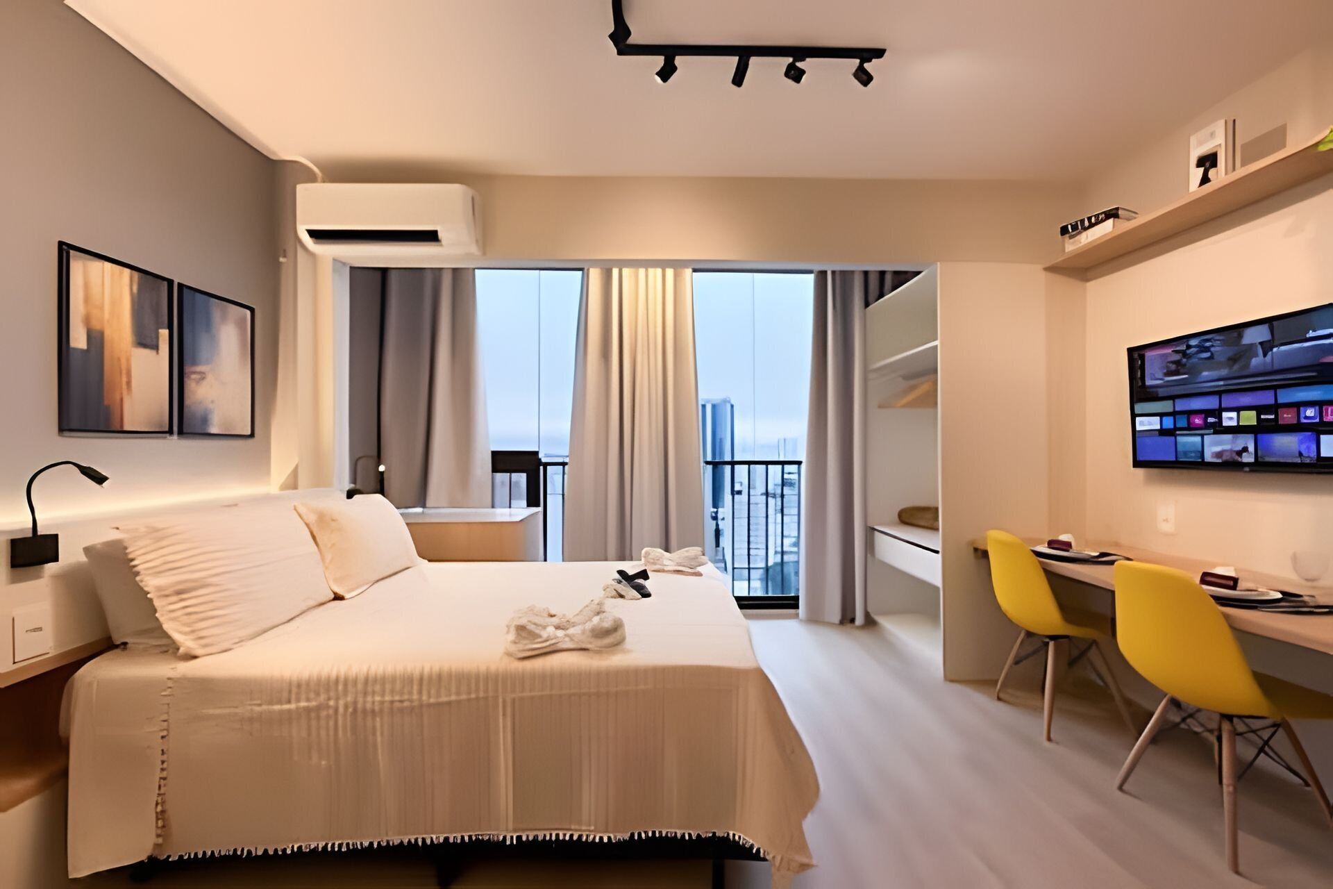 Apartamento | Escrivaninha, espaço de trabalho para notebook, Wi-Fi de cortesia