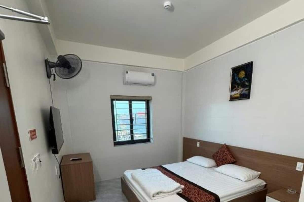 Quarto casal | Frigobar, cortinas blackout, Wi-Fi de cortesia, roupa de cama