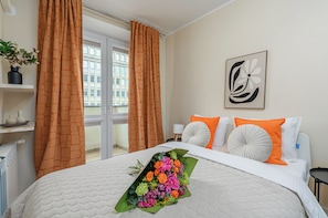 Apartamento Clássico, varanda | Quartos insonorizados, ferro/tábua de engomar 