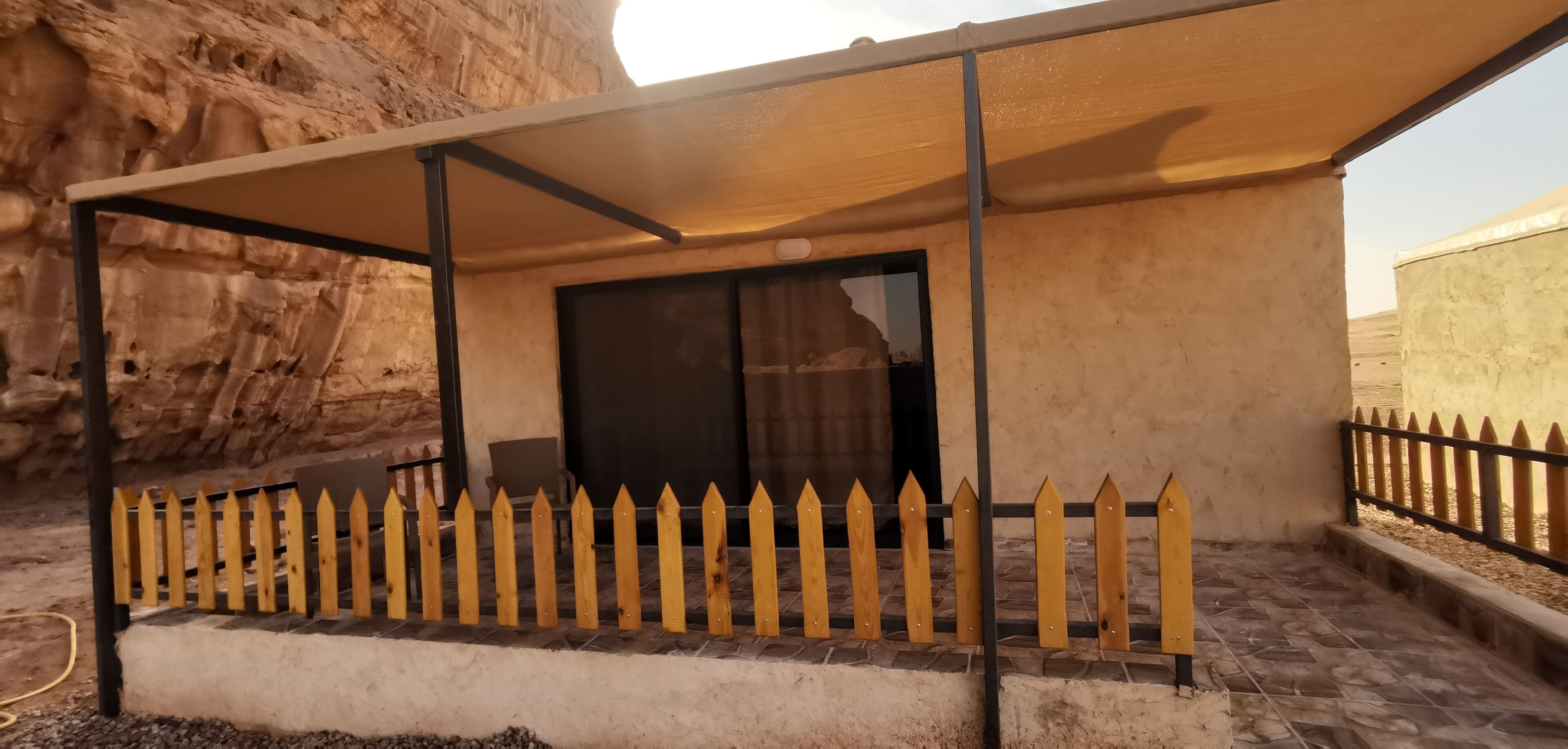 Quarto duplo básico, vista para o deserto | Área da propriedade