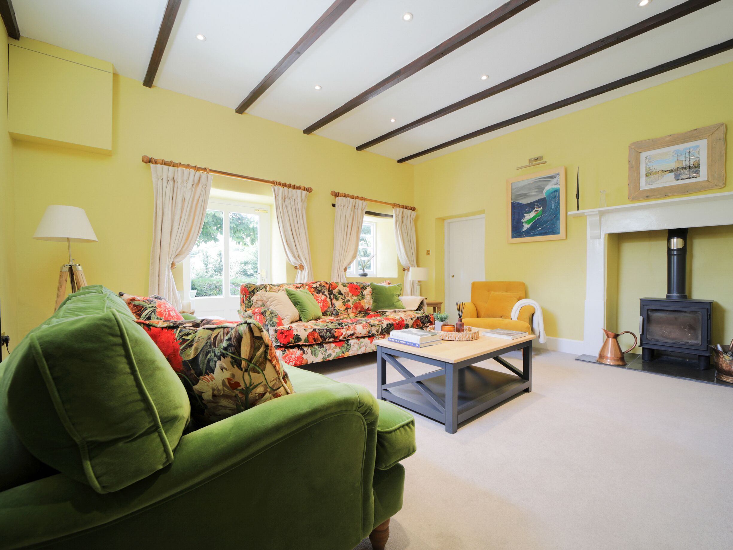 Polmear Farm House, Charlestown. Set In 2 Acres, Sea View - Sleeps 10 + Dogs - St Austell