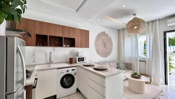 Apartamento, 1 quarto, pátio | Lavandaria