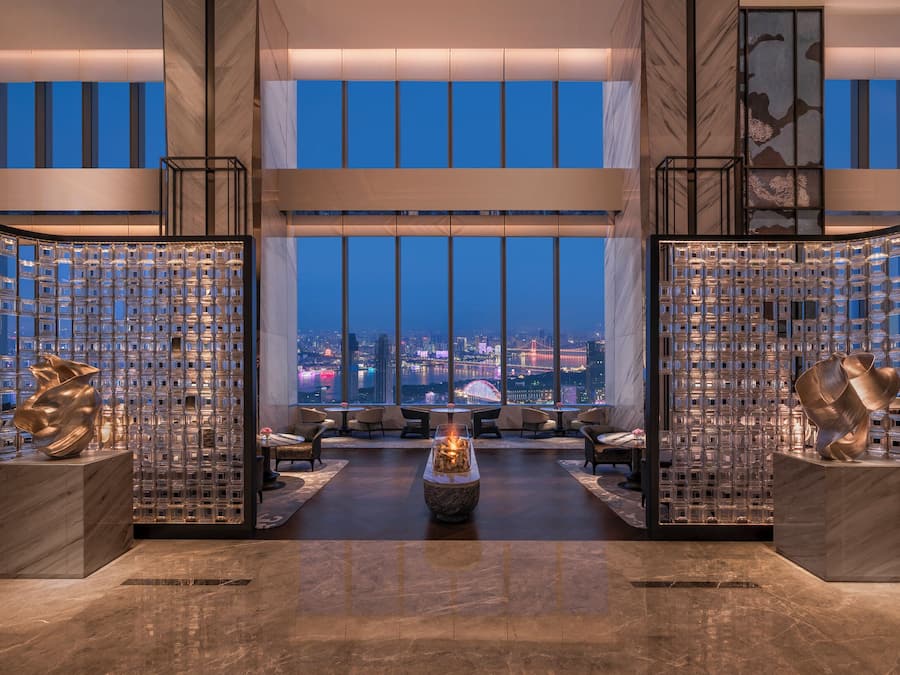 Sala de estar do lobby