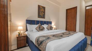 Quarto luxo | Escrivaninha, Wi-Fi de cortesia