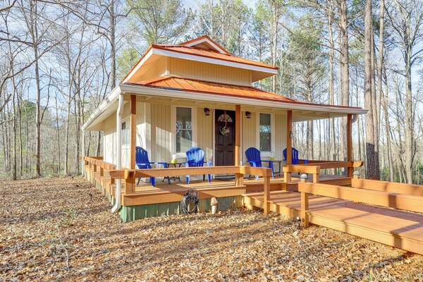 Forest-view Gem In Grantville W/ Wraparound Deck - Lake Margaret, Newnan