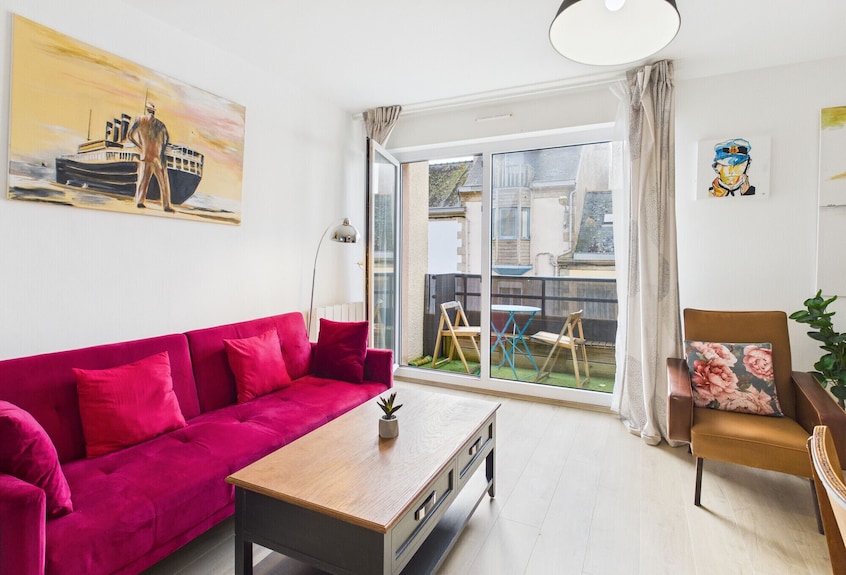 -Pearl- Duplex With Seafront Balcony - Concarneau