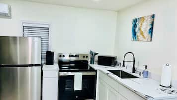 Casa, 1 cama King e sofá-cama, cozinha, vista para o jardim (Boardwalk Bungalow 2) | Cozinha privada