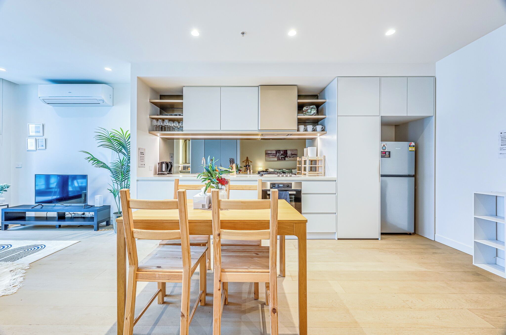 Apartamento, varanda | Cozinha privada