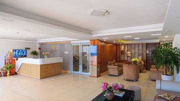 Quiosque de check-in/check-out