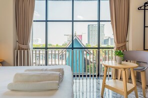 Quarto luxo, 1 cama Queen, vista para a cidade