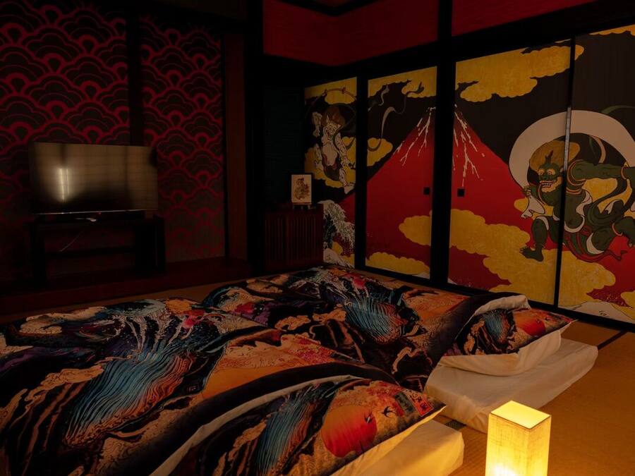 Quarto em estilo japonês, para não fumantes, vista para a montanha (Mt. Fuji View) | Wi-Fi de cortesia