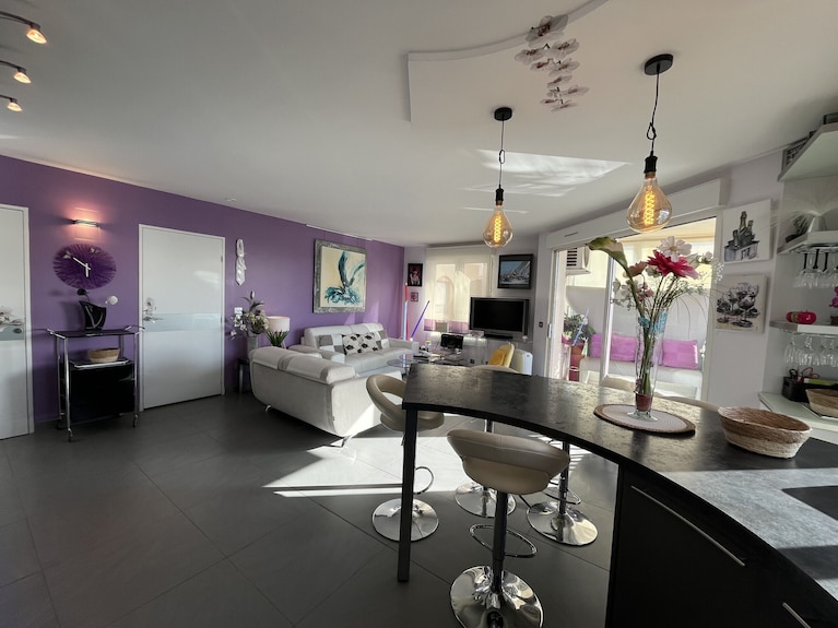 Sur Les Quais De Port-fréjus, Magnifique T2 De 50m2, Vue Incroyable, Climatisé, Wifi Et Grand Garage - Puget-sur-Argens