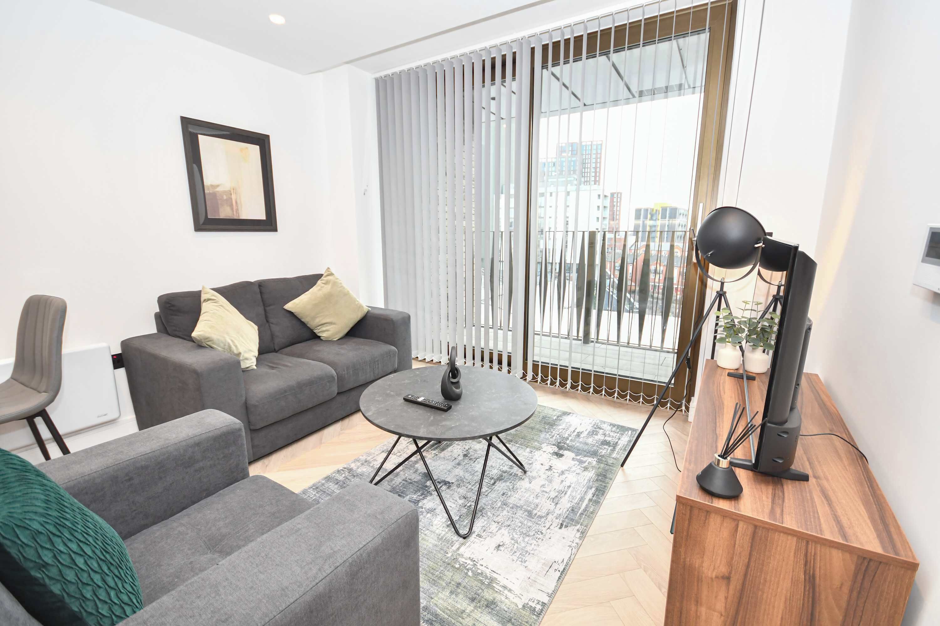 Contemporary Flat W Balcony In Central Manchester - Northern Quarter - Manchester