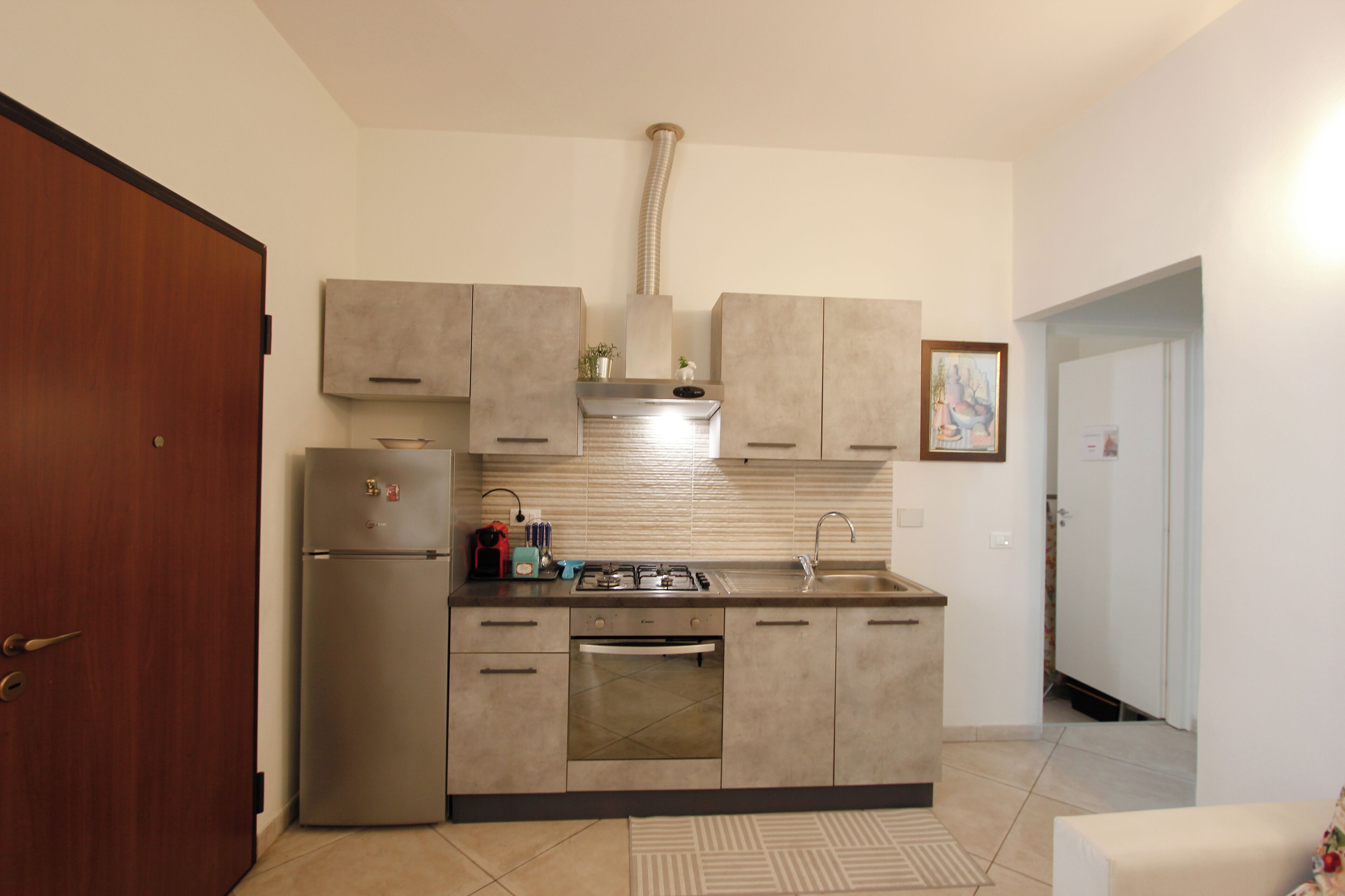 Apartamento | Cozinha privada | Produtos de limpeza, freezer