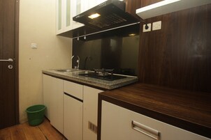 Quarto Duplo Deluxe | Cozinha privada