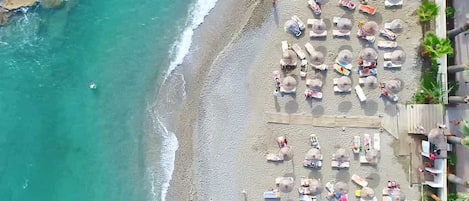 Uma praia privada nas proximidades, autocarro grátis para a praia