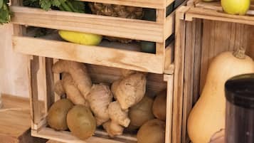 Café da manhã com buffet todos os dias (EUR 19.50 por pessoa)