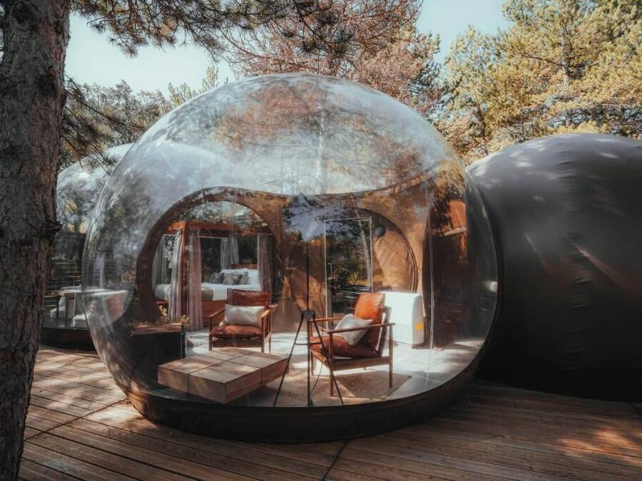 Quarto Duplo de Luxo, vista para o jardim | Cofre no quarto, Wi-fi grátis, roupa de cama fornecida