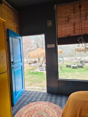 Cabana de Madeira Deluxe, vista para a montanha | Wi-fi grátis, roupa de cama fornecida 