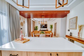 Villa, 4 quartos, piscina privativa | Interior